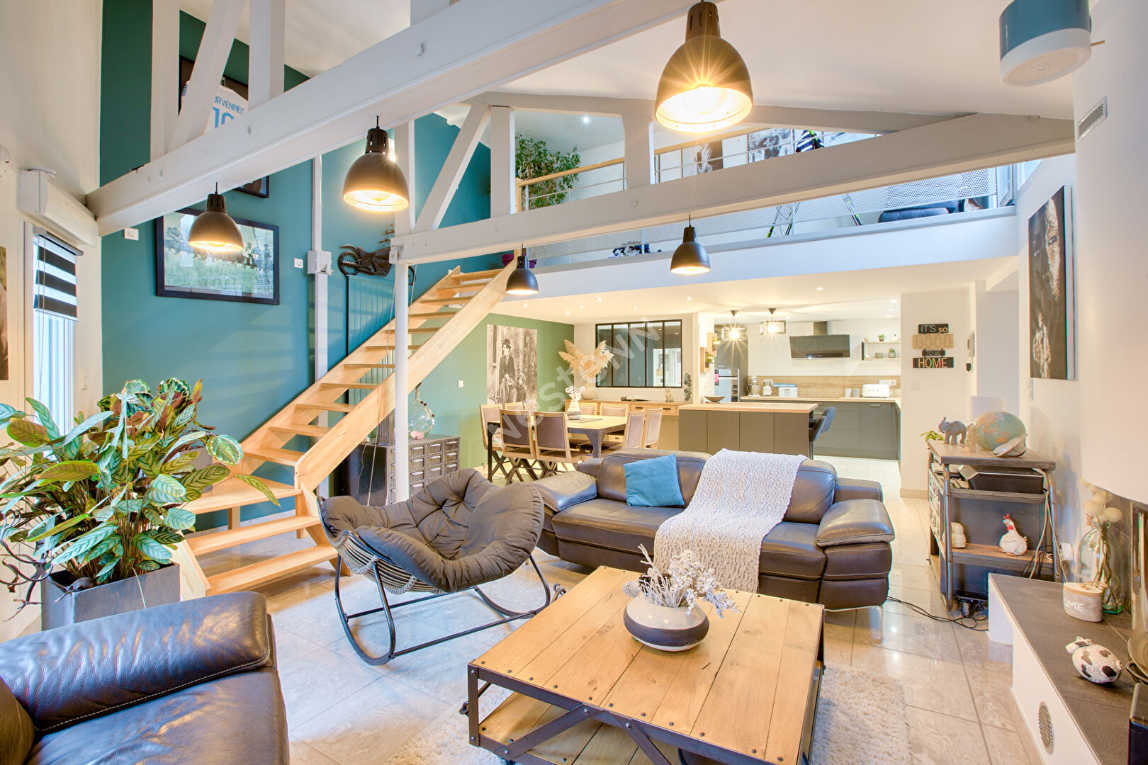 MAISON DE VILLE STYLE LOFT 4 CHAMBRES AVEC GARAGE ET TERRASSE SAINT ...
