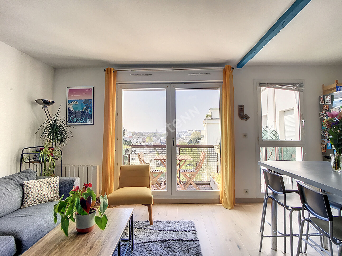 Appartement T3 Nantes - Tortiere proche ERDRE avec balcon et parking.