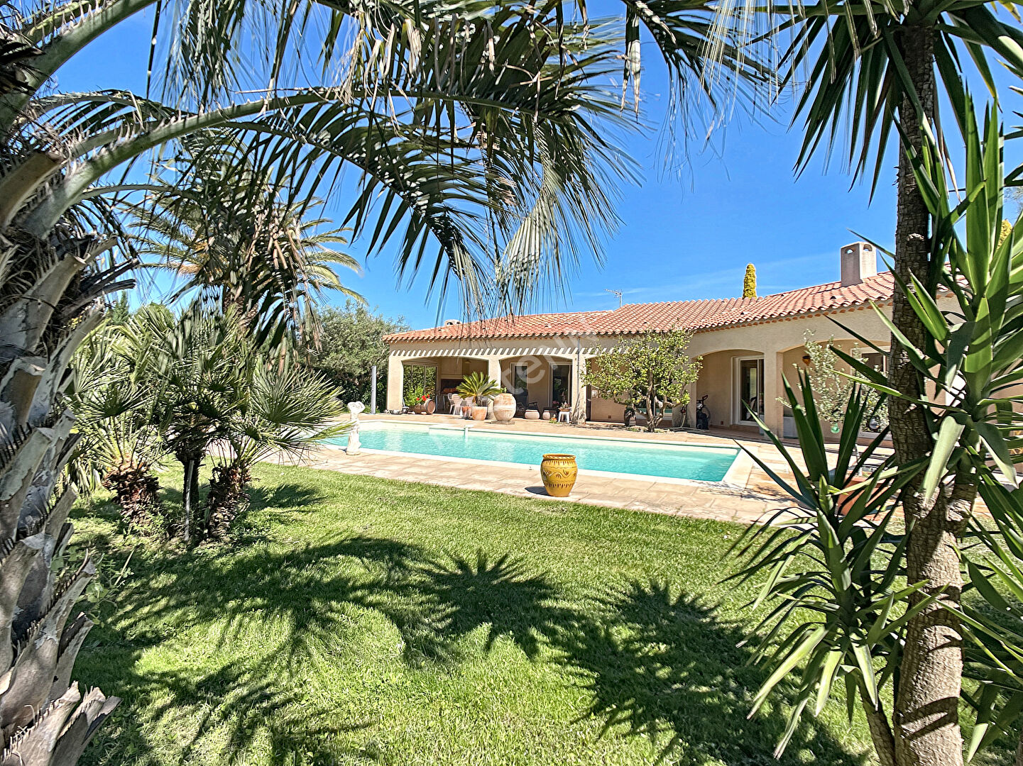 A VENDRE - TOULOUGES - VILLA PLAIN PIED - PISCINE- TERRAIN