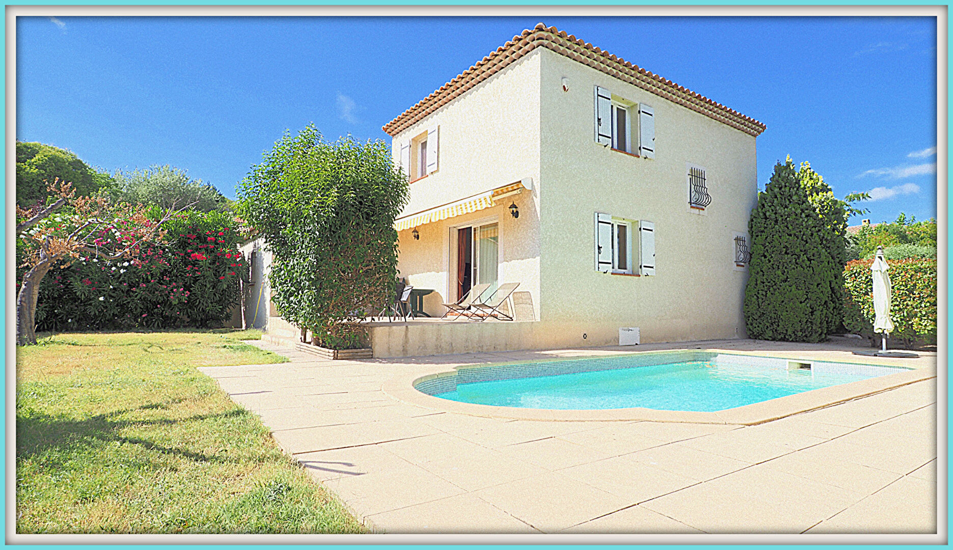 Chateau Gombert- Maison 4 pieces 93 m2 avec garage et piscine