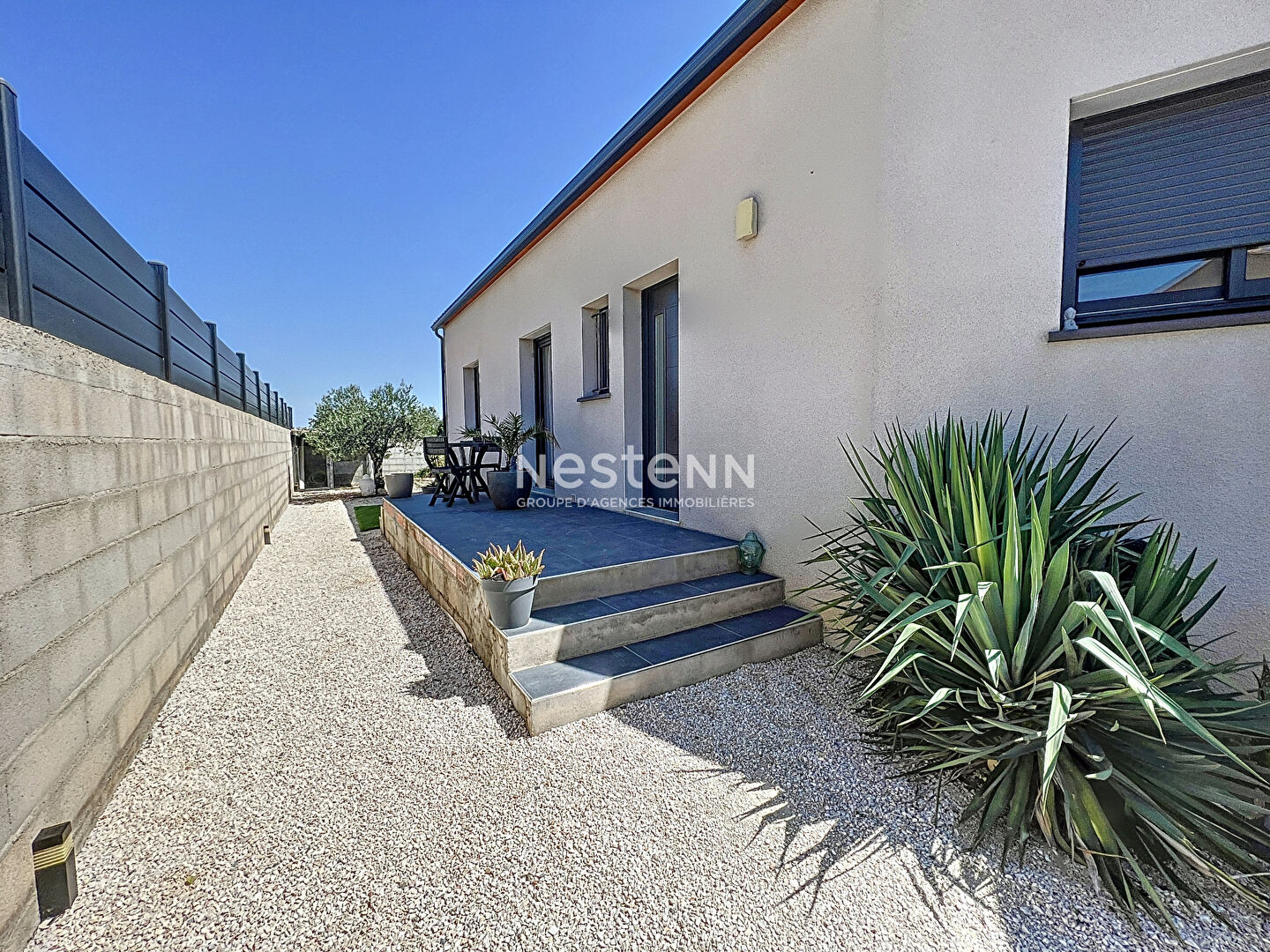 Maureillas Las Illas Villa Plain pied 4 faces 110,75 m2, 3 chambres sur 778 m2 terrain.